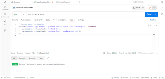 Explain different types of Postman Assertions - GeeksforGeeks