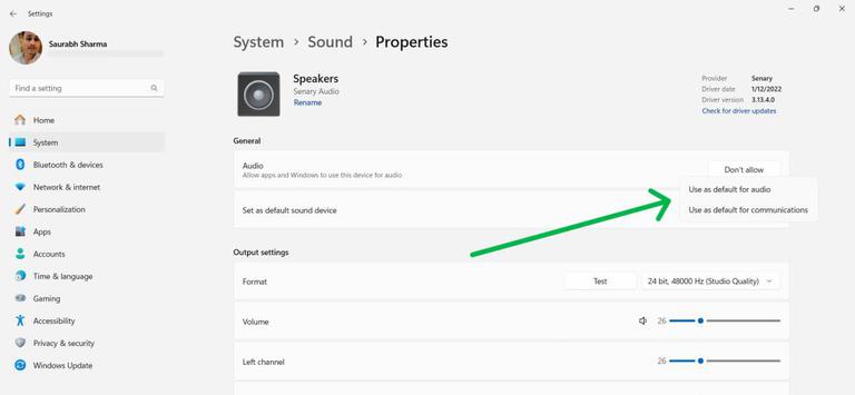 How To Change Audio Output Device On Windows 11? - GeeksforGeeks