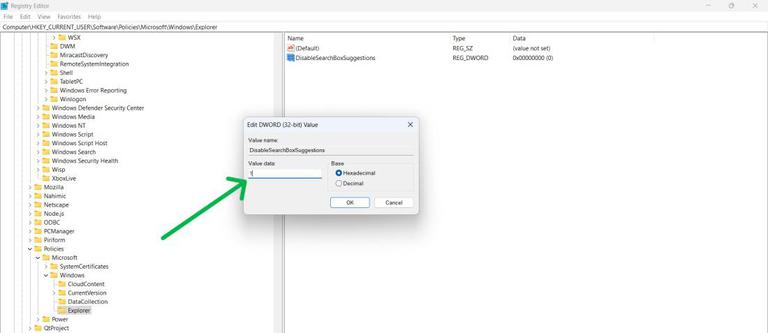 How To Disable Web Search Results On Windows 11? - GeeksforGeeks