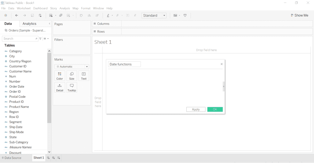 Date functions in Tableau - GeeksforGeeks