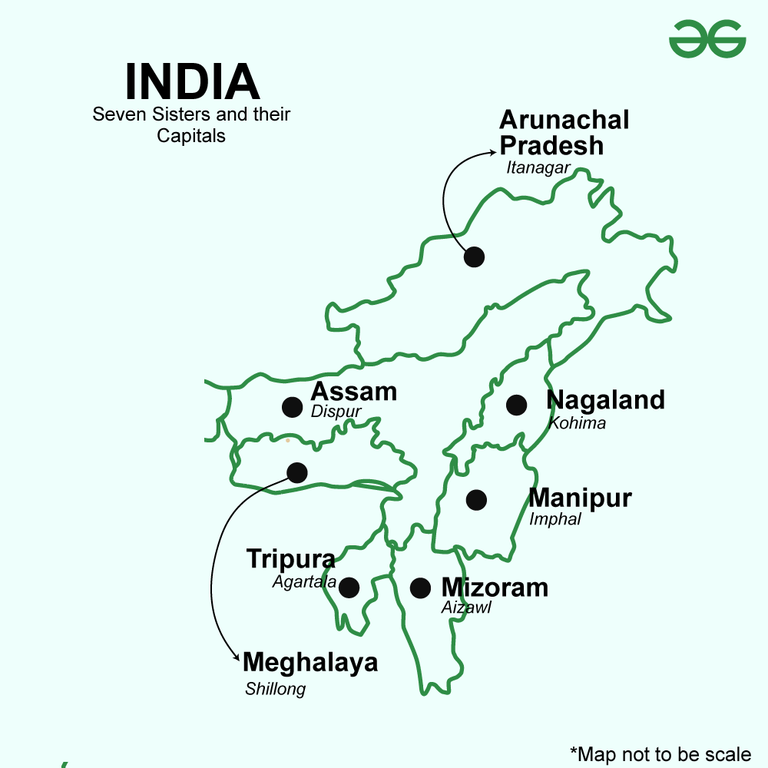 Seven Sisters of India | GeeksforGeeks