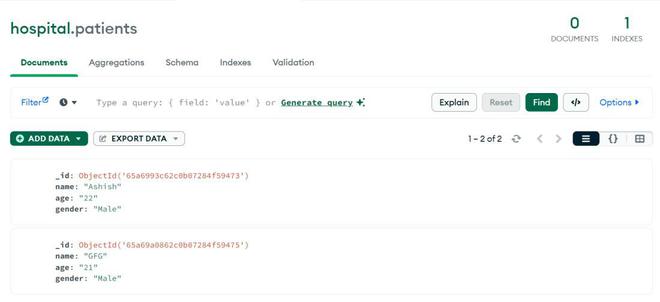 Hospital Management Application using MERN Stack - GeeksforGeeks