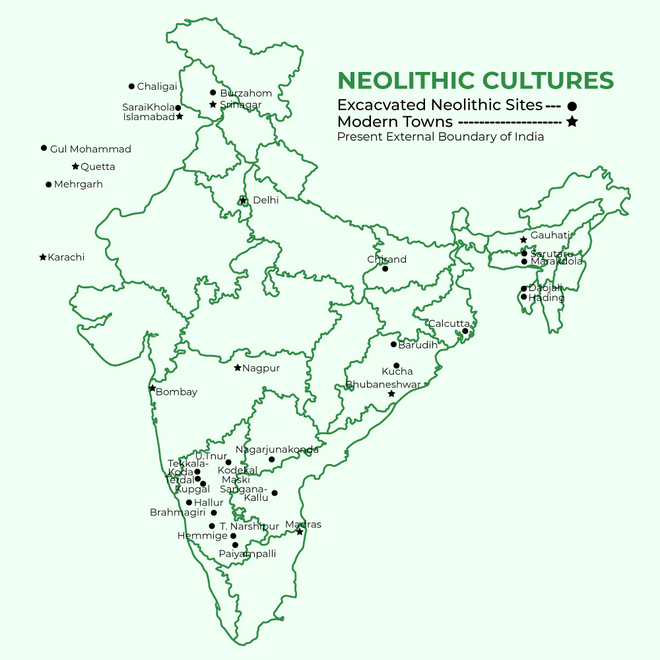 Important Neolithic Sites in India - GeeksforGeeks