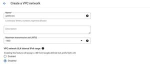 How To Create VPC Network In GCP? - GeeksforGeeks