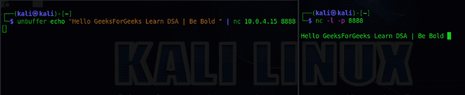 Force netcat to send messages immediately (without buffering) in Linux ...