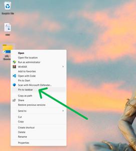 How to pin a folder to taskbar? - GeeksforGeeks