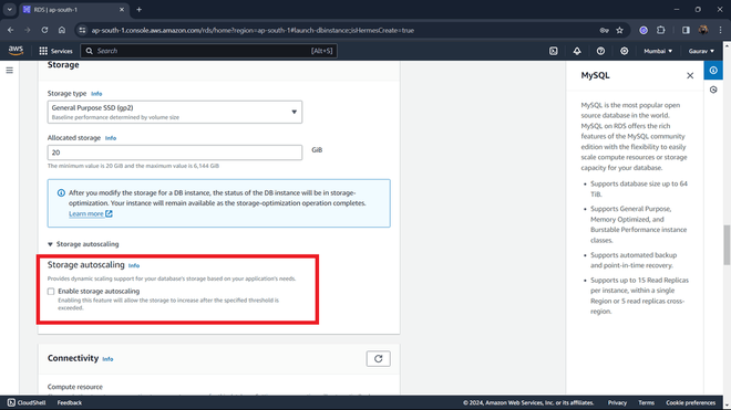 Amazon RDS MySQL Connecting to DB - GeeksforGeeks
