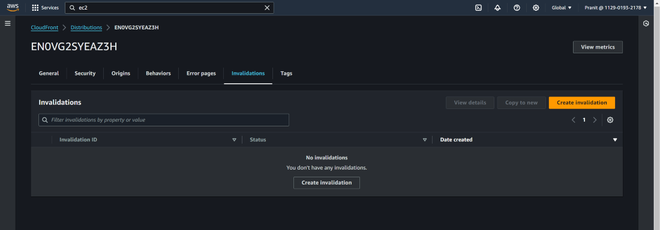AWS CloudFront Create-Invalidation - GeeksforGeeks