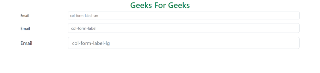 Bootstrap 5 Forms Layout - GeeksforGeeks