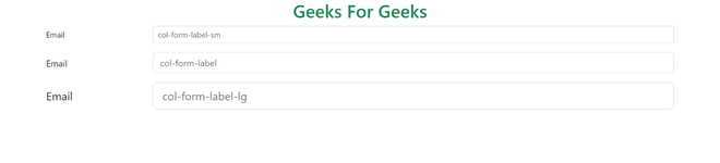 Bootstrap 5 Forms Layout - GeeksforGeeks