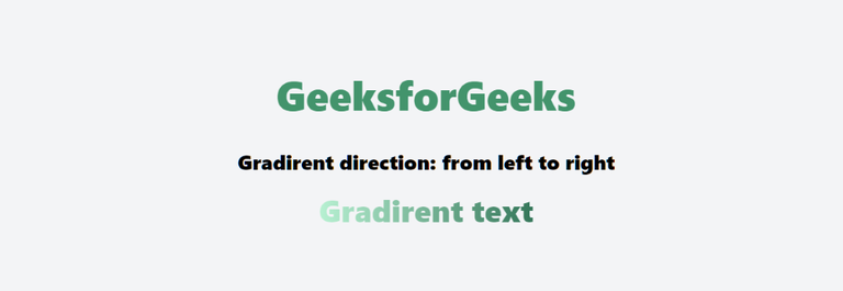 How to Change the Direction of a Gradient in Tailwind CSS ? - GeeksforGeeks