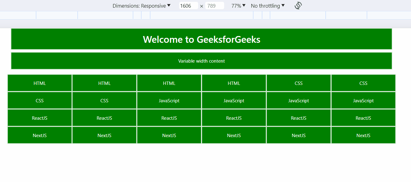 Bootstrap 5 Grid XXL - GeeksforGeeks