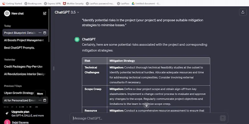 10 Best ChatGPT Prompts to Streamline Project Management - GeeksforGeeks