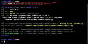 MSFvenom Payload Creator (MSFPC) – Installation And Usage in kali linux - GeeksforGeeks