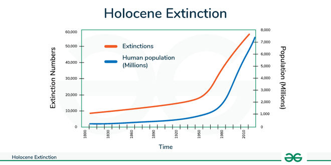 6th Mass Extinction - Holocene Extinction - GeeksforGeeks