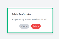 How to create Delete Modal Card using JavaScript and Tailwind ? - GeeksforGeeks