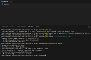 How To Revert A Commit With Git Revert? | GeeksforGeeks
