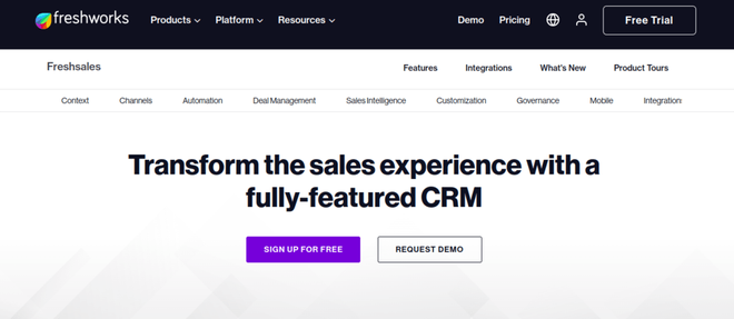 Freshsales- All-In-One CRM Software for Your Business - GeeksforGeeks