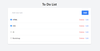 Create a To Do List using Tailwind CSS - GeeksforGeeks