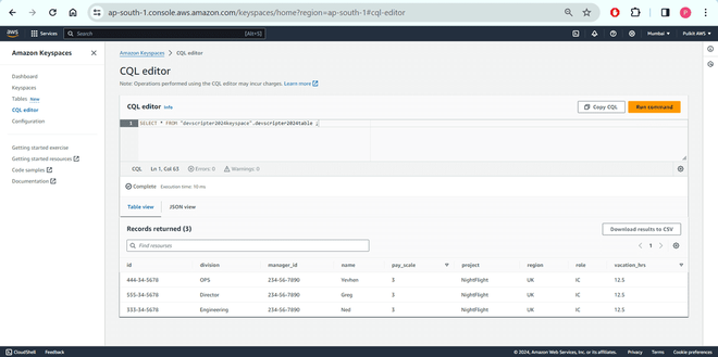What Is AWS Keyspaces? How To Setup AWS Keyspaces - GeeksforGeeks