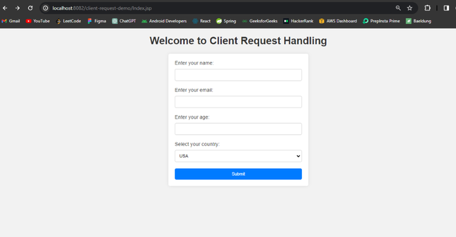 JSP - Client Request - GeeksforGeeks
