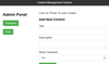 Content Management System (CMS) using React and Express.js - GeeksforGeeks
