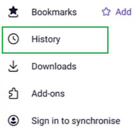 How to Delete Browsing, Search and Download history on Firefox ...