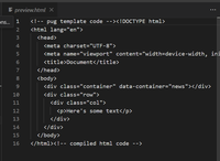 Tags in Pug View Engine - GeeksforGeeks