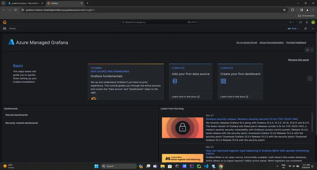 Setting Up Your First Managed Grafana Instance On Azure - GeeksforGeeks