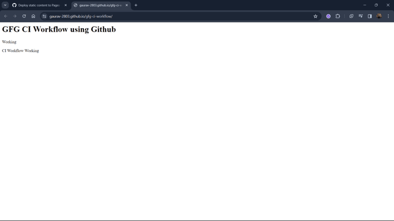 How To Create A Basic CI Workflow Using GitHub Actions? - GeeksforGeeks