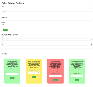 Ticket Raising Platform using MERN Stack - GeeksforGeeks