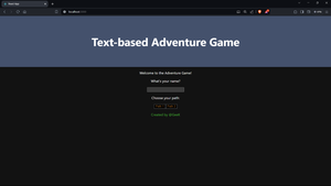 Text-based Adventure Game using MERN Stack - GeeksforGeeks