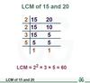 LCM of 15 and 20: How to Find LCM of 15 and 20 - GeeksforGeeks