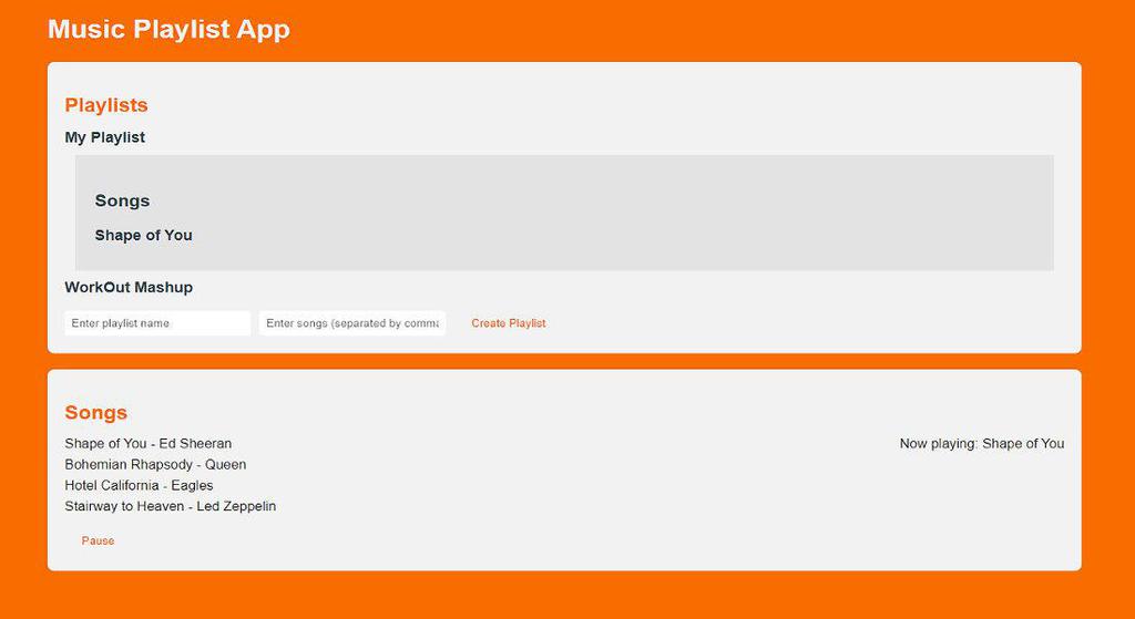 Music Playlist App using MERN Stack - GeeksforGeeks