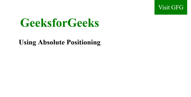 How to Position a Fixed Element in the Top Right Corner using CSS ...
