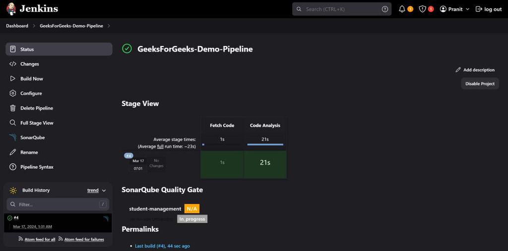 How To Integrate SonarQube With Jenkins? - GeeksforGeeks
