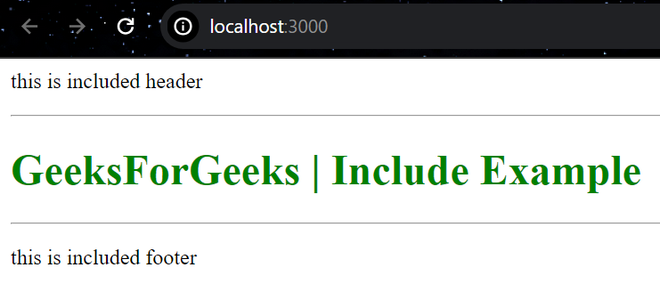 What is includes in Pug View Engine ? - GeeksforGeeks