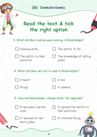 Grade 4 English Worksheet 2: Reading Comprehension Worksheet ...