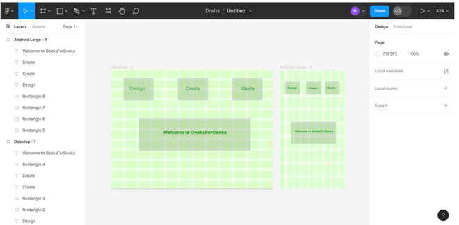 Grids in Figma - GeeksforGeeks