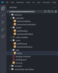 Summarizer Website using MEAN Stack - GeeksforGeeks