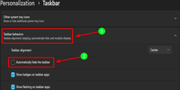 How to Customize Taskbar in Windows 11 - GeeksforGeeks