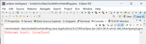 How To Implement Basic Error Handling In Socket Programming In Java