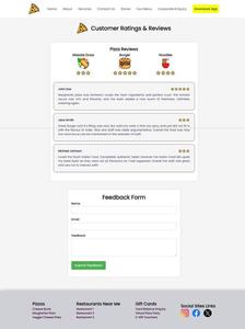 UI Design of a Restaurant Website - GeeksforGeeks