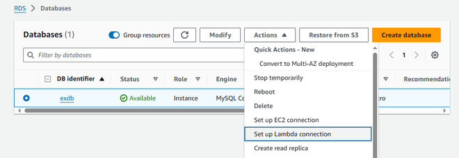 How to Use AWS Lambda Function to Access an Amazon RDS Database ...
