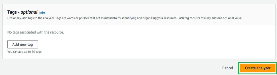 Activate Unused Access Analyzer - GeeksforGeeks