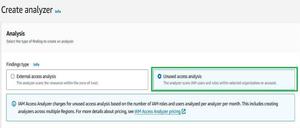 Activate Unused Access Analyzer - GeeksforGeeks