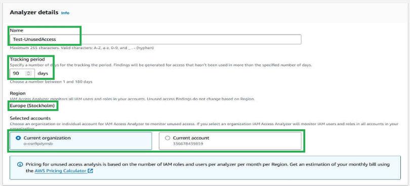 Activate Unused Access Analyzer - GeeksforGeeks