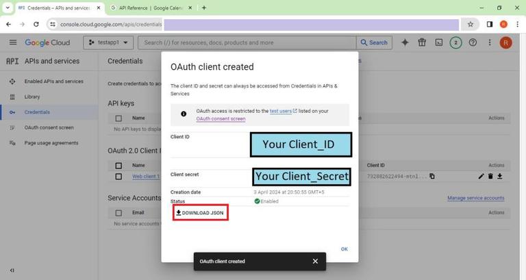 Django Google Calender Integration in Python - GeeksforGeeks
