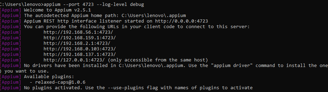 Appium Command Line Geeksforgeeks