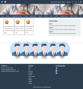 UI Design of a Healthcare Website - GeeksforGeeks